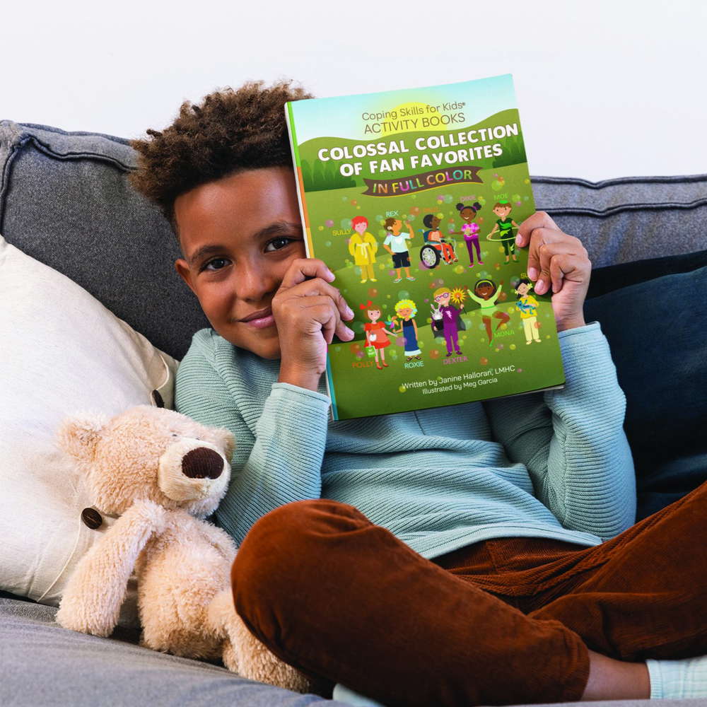 Coping Skills for Kids Activity Books: Colossal Collection of Fan F...